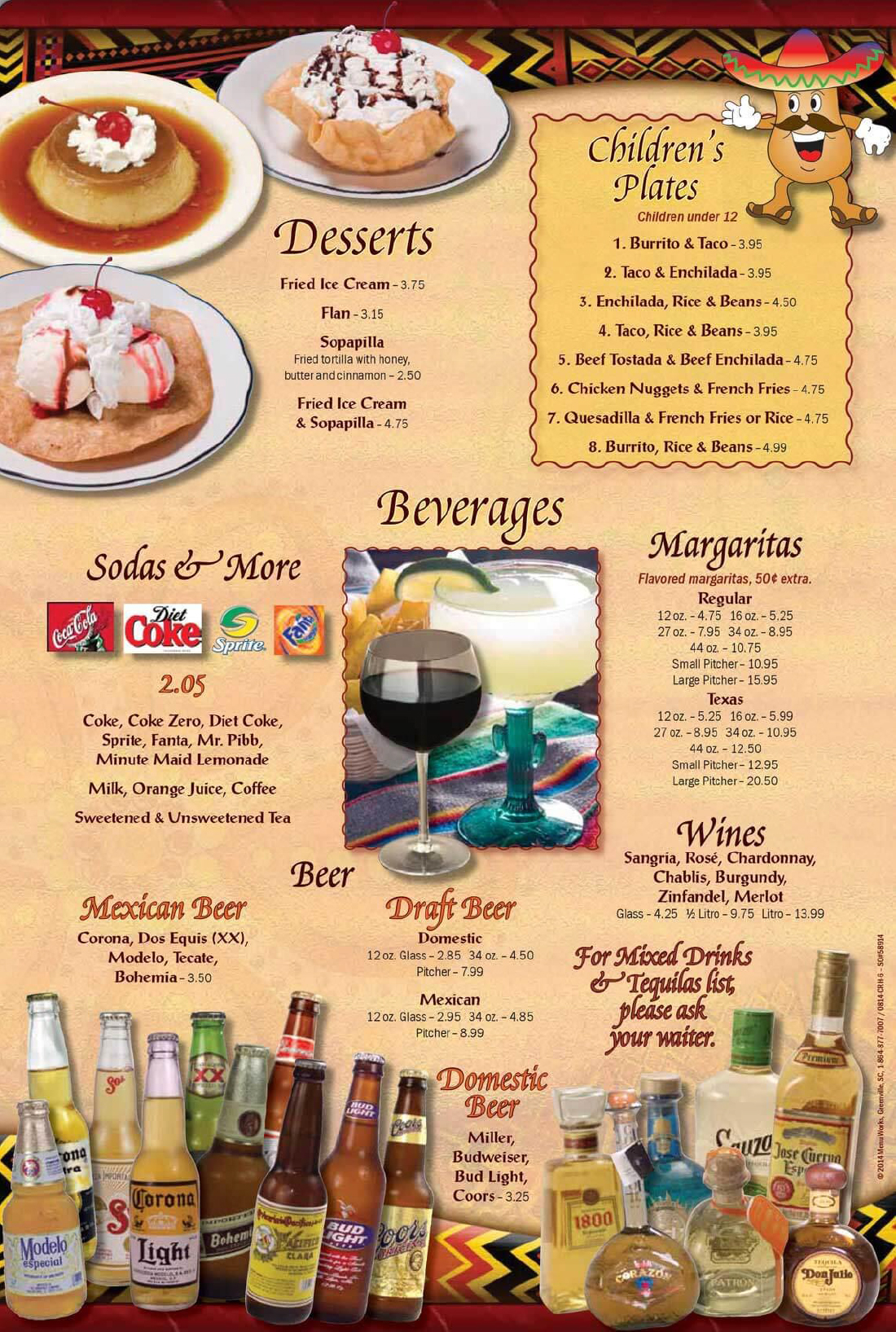 Menu La Hacienda Menu La Hacienda